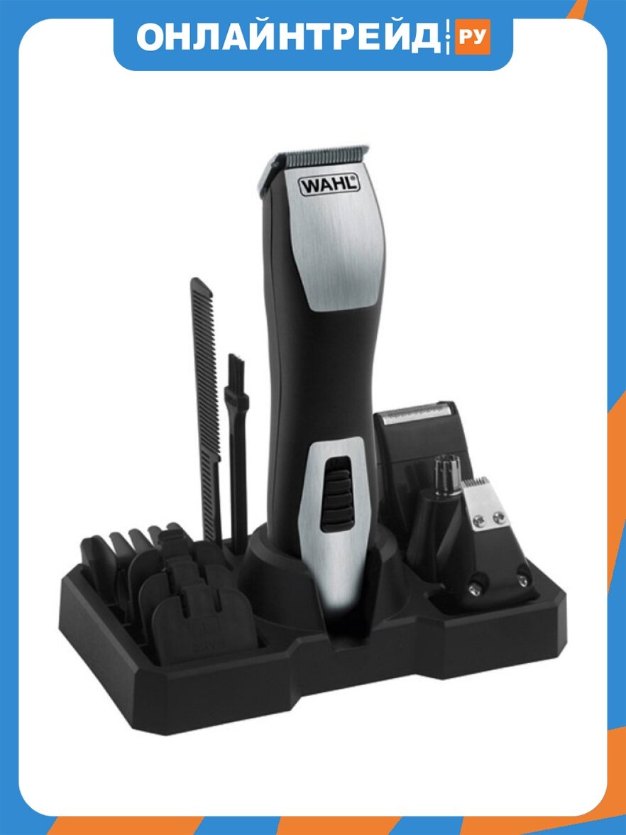 Машинка для стрижки Wahl 9855-1216 серебр/черный