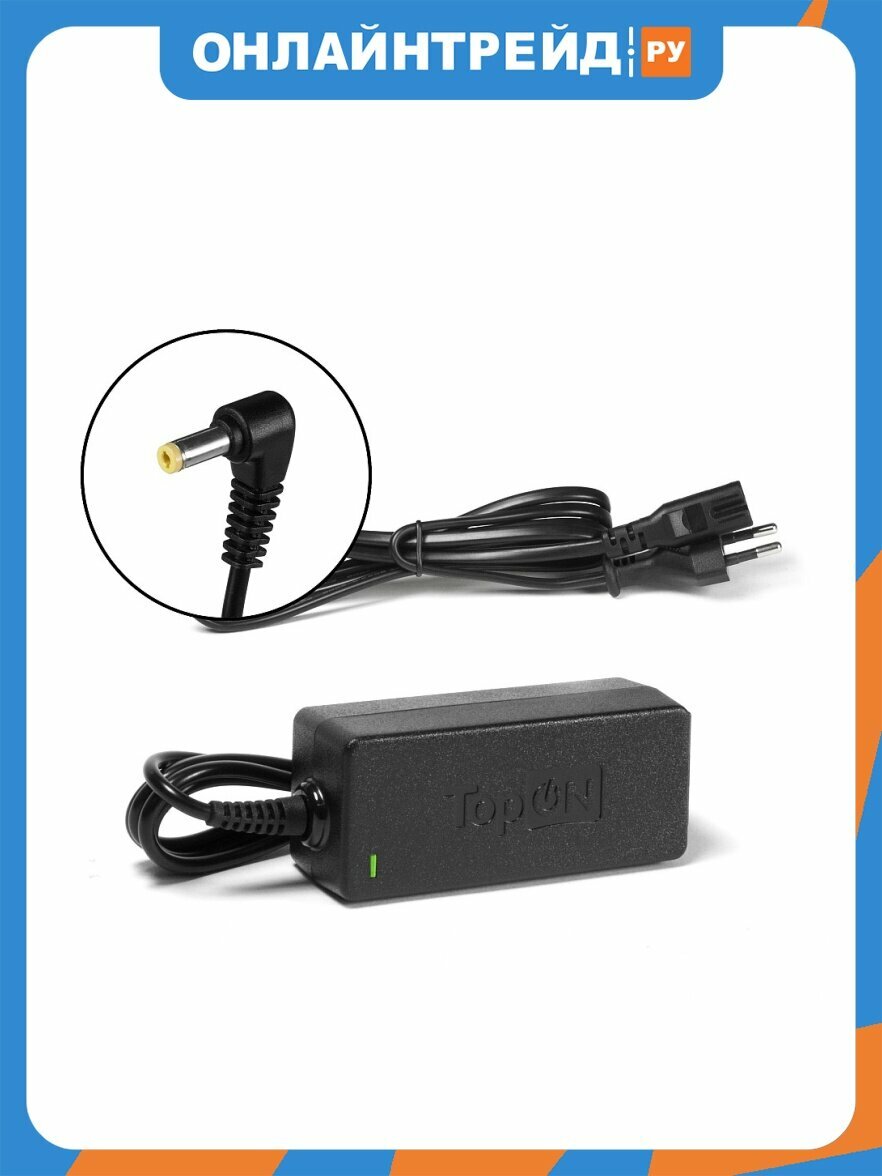 Блок питания Topon TOP-AS03 для Asus 9.5V 2.5A (4.8x1.7) 24W 24W-AS03 TOP-AS03