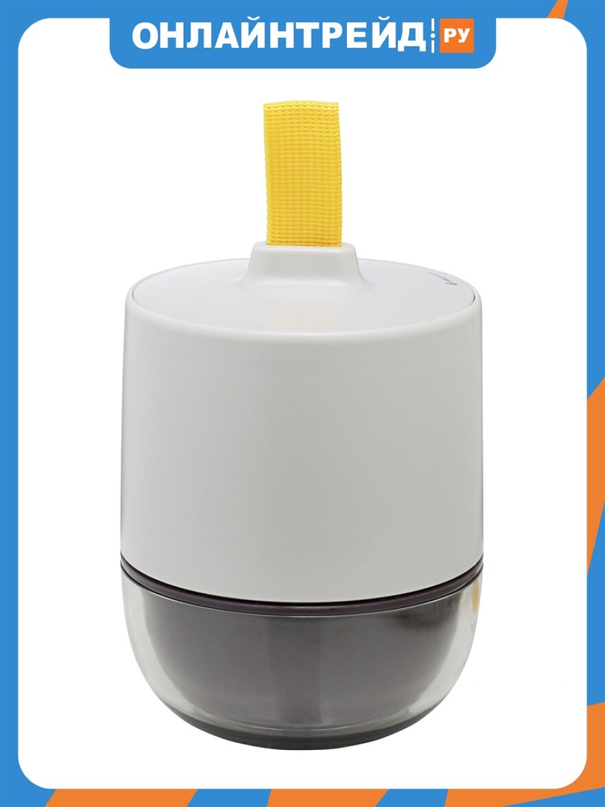 Ланч-бокс Smart Solutions Meals, 800 мл, светло-серая/темно-сливовая (SS-TR-ABS-GR-800)