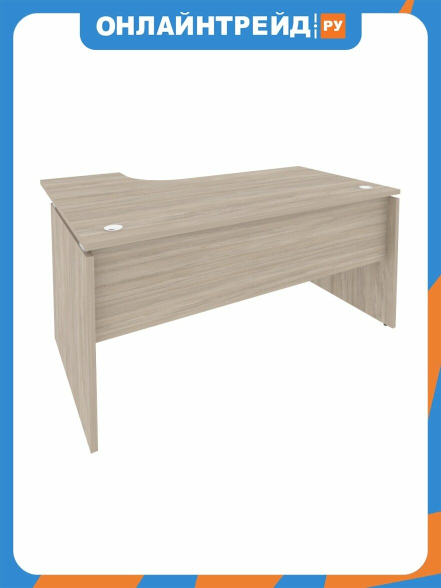Стол эргономичный Riva CHAIR правый O. SA-4 (R) Дуб аттик 1580*1180*750 Onix