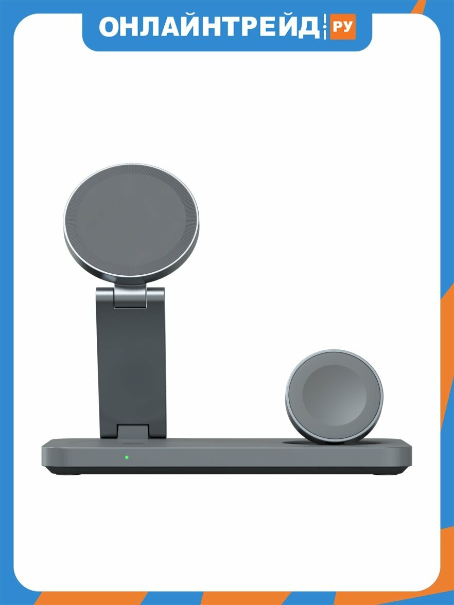 Беспроводное зарядное устройство Magssory Yoga для Apple, Qi2, черный(WCH016m)