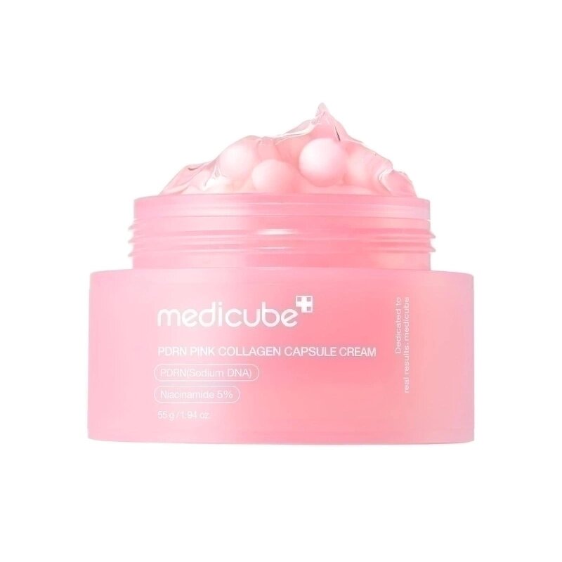 Medicube PDRN Pink Collagen Capsule Cream Капсульный крем с PDRN и пептидами
