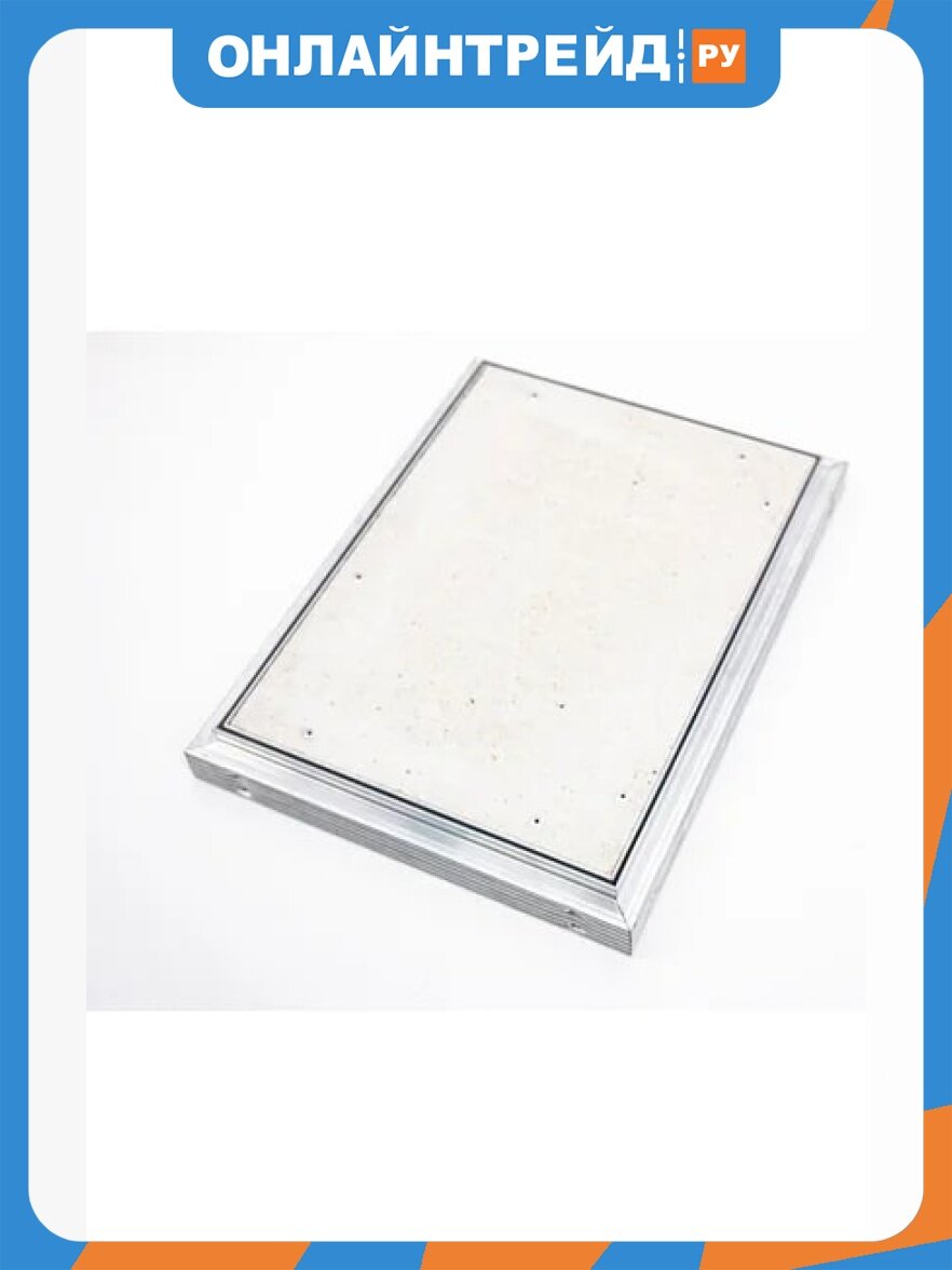 Люк ревизионный Evecs D Ceramo Optimum 200х400 скрыт. монтаж петля (алюминий)