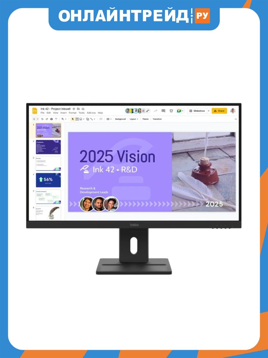 Монитор Lenovo 27" E27q-40 Black (64BDGAS4CB)