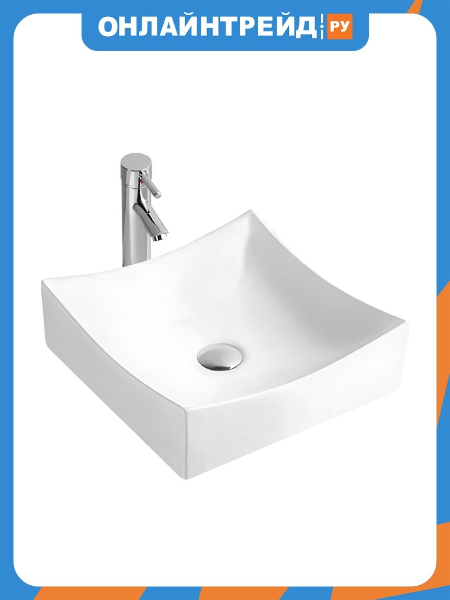 Раковина Aquatek AQ5516-00 400*400*130 для установки на столешницу