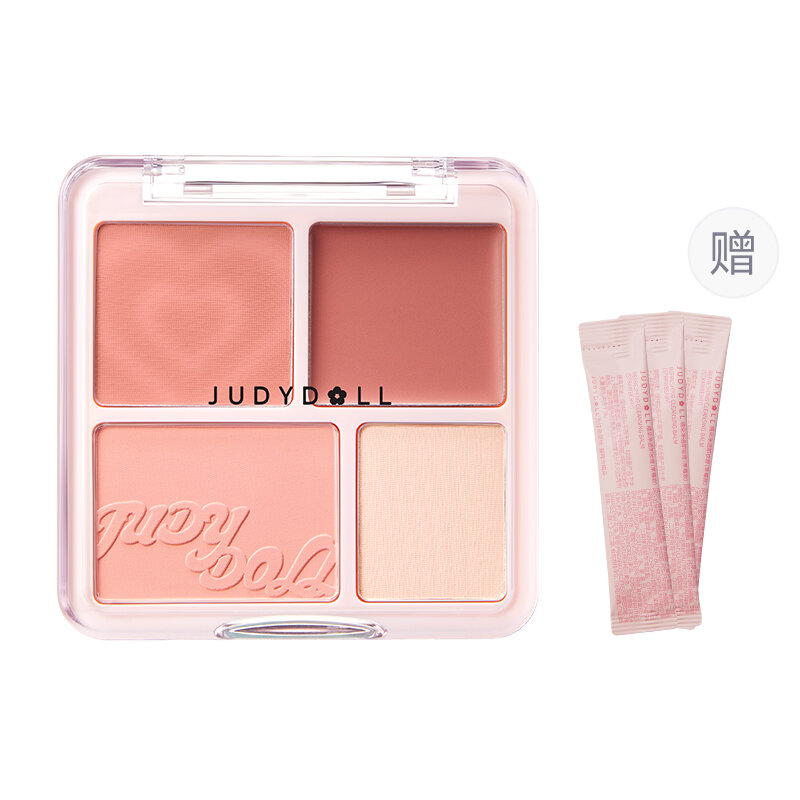 Палитра румян и хайлайтеров женская Judydoll Blush Highlighter Palette