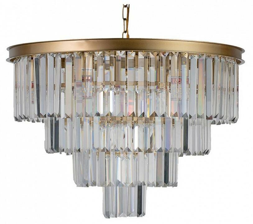 Люстра Loft it Pr1sm Clear 10019 600C цвет плафона подвески Прозрачный, цвет арматуры Золото