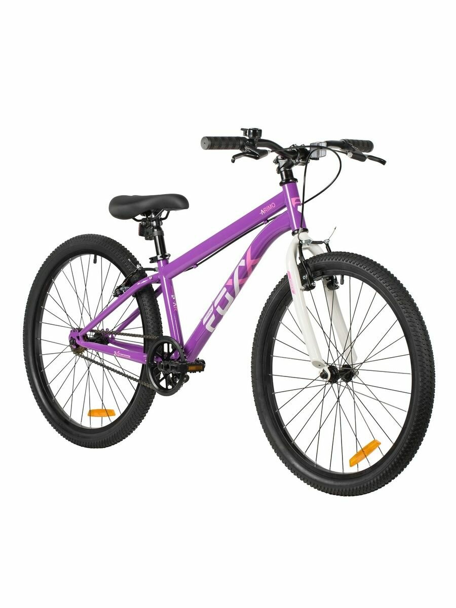 Велосипед горный подростковый FOXX колесо 24" ARIMO, рама 12" , фиолетовый