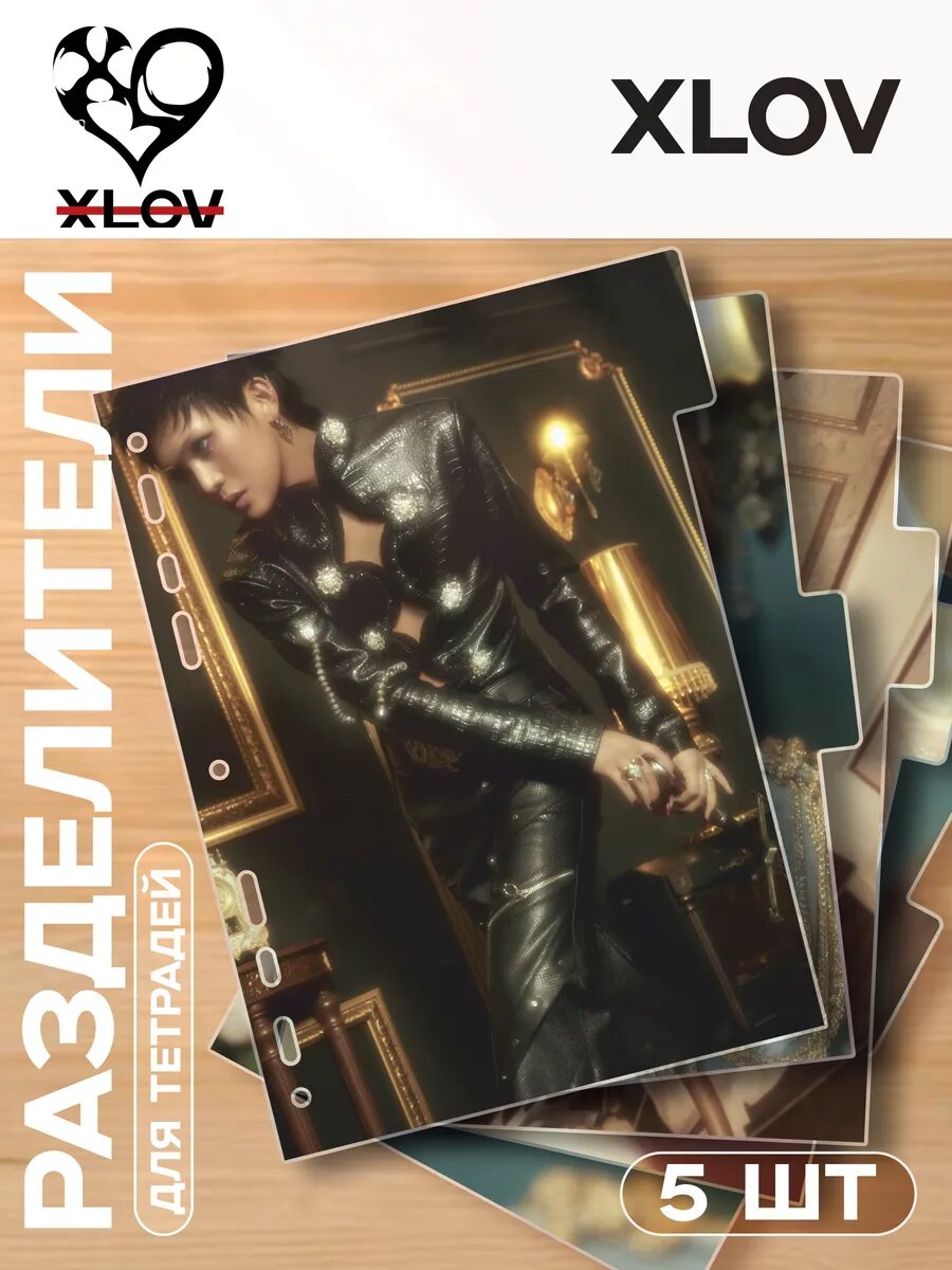 Разделители для тетради на кольцах А5 XLOV