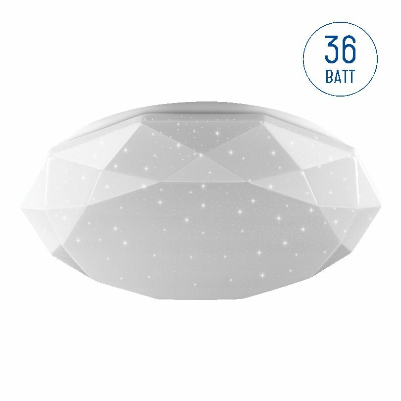 Светильник LUMIN'ARTE настенно-потолочный led 36вт 4000k ip20 белый