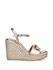 Эспадрильи LOVE MOSCHINO Heart-plaque wedge espadrilles, размер 41
