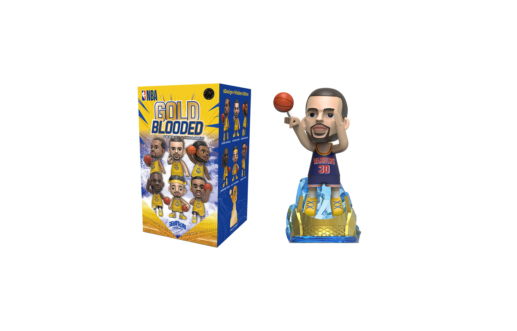 Фигурка игрока НБА унисекс AcePlayer x NBA Gold Lineage, Single Mystery Box (Random Pick)