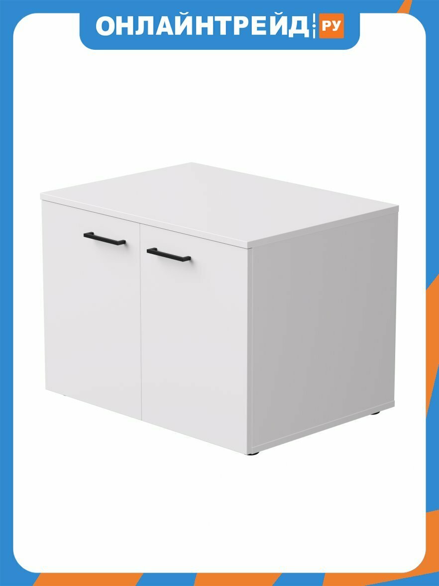 Тумба для оргтехники Everprof EVO 800х604x588 Белый