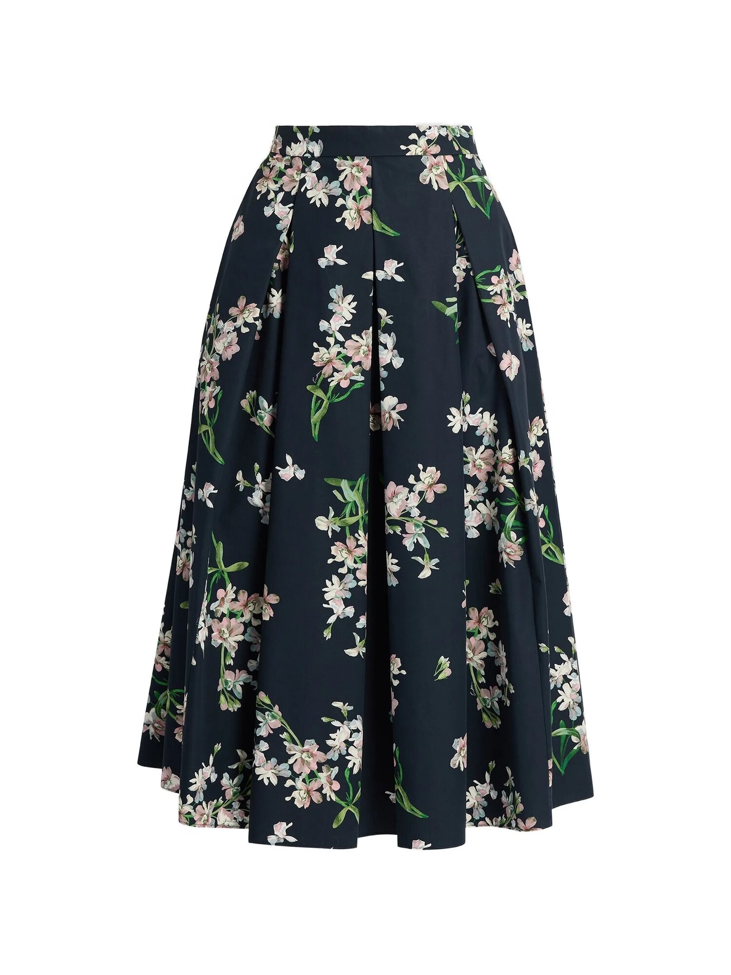 Юбка Floral-print pleated skirt