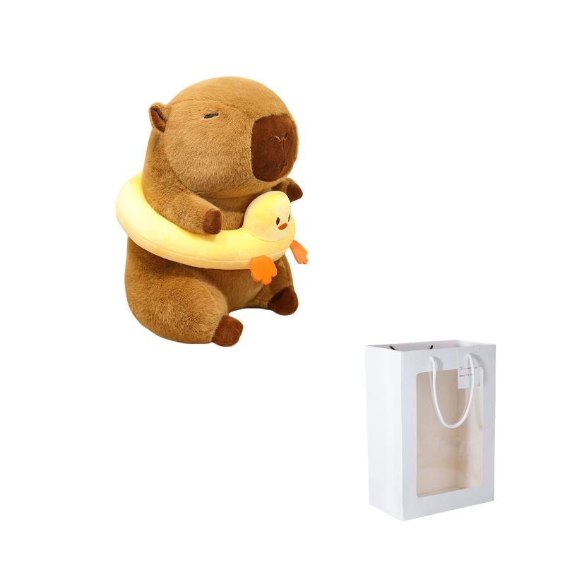Плавучее кольцо унисекс CHONGRONGLIANYU Капибара, 30CM EU, Swimming Ring Capybara-Yellow Duck