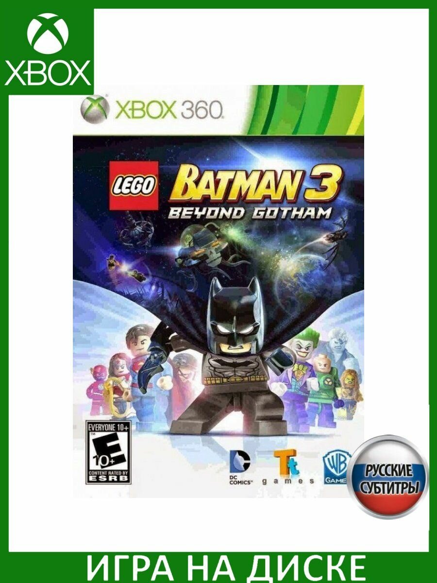 Игра LEGO Batman 3: Beyond Gotham (Лего Бэтман 3: Покидая Готэм) Xbox 360 Русская Версия Диск
