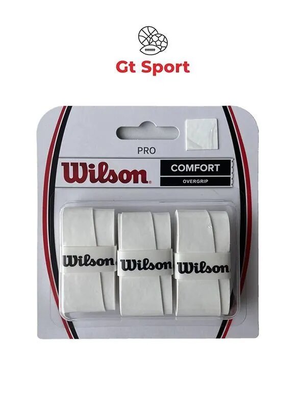 Wilson Pro Overgrip Comfort для тенниса, 3 шт, белый