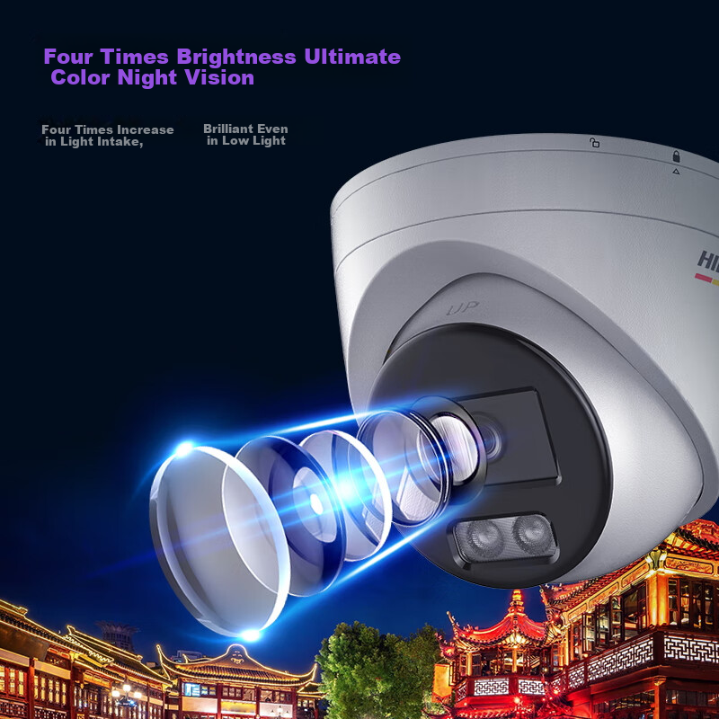 HIKVISION True Color 2.0 6 МП умная сеть камера с оповещением 4 мм фокусное расстояние двухсторонний аудио