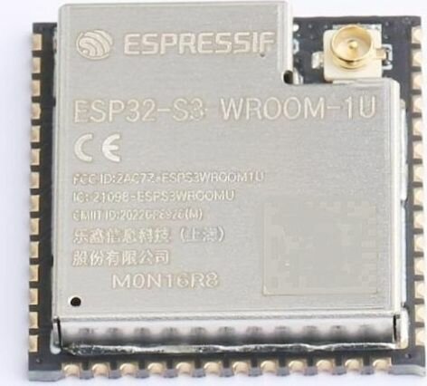 ESPRESSIF ESP32-S3-WROOM-1U-N16R8 Модуль: IoT; Bluetooth Low Energy, WiFi; наружный; SMD; Flash: 16MБ, 1шт
