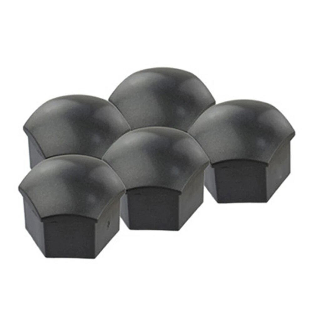 Колпачки на болты колес Audi VW Skoda Seat, серые, 17 мм, 5 шт.