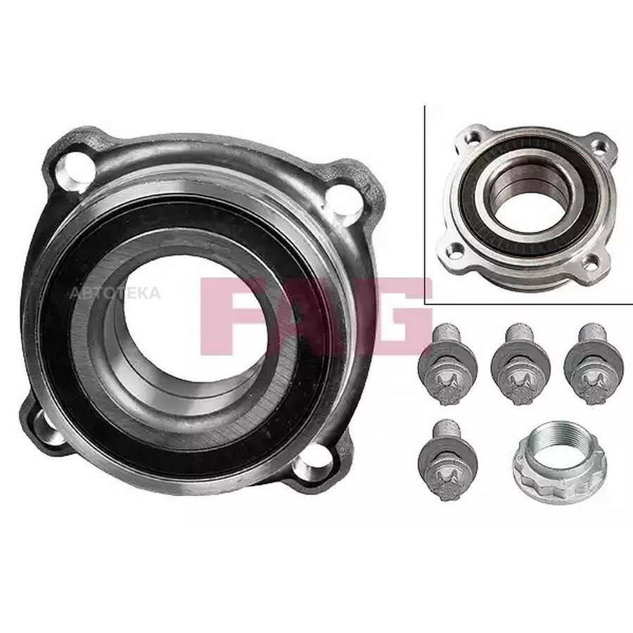 Подшипник ступичный (комплект) FAG 713667780 BMW 5 E60 '03-, 6 E63 04-, 7 E65, E66 01-, X5 E53 05,00-08,03
