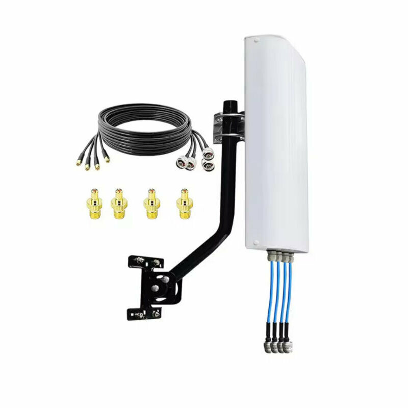 Антенна наружная MIMO 4x4 4G LTE WiFi (600-4700 МГц) всенаправленная для роутеров, точек доступа, шлюзов