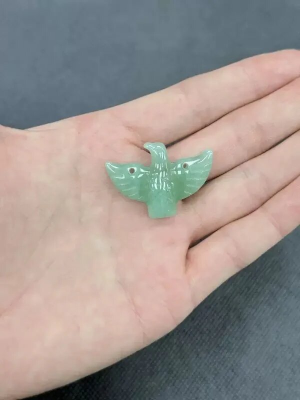 Подвеска орёл Green Aventurine, талисман