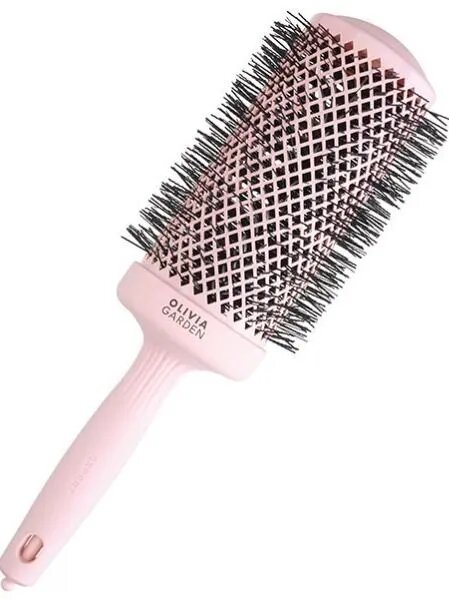Термобрашинг Olivia Garden Expert Blowout Speed XL Wavy Bristles Pastel Pink 65 мм