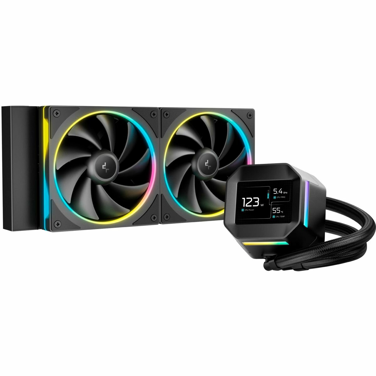Система водяного охлаждения для ПК Deepcool R-LM240-BKDMMC-1 120 мм A-RGB