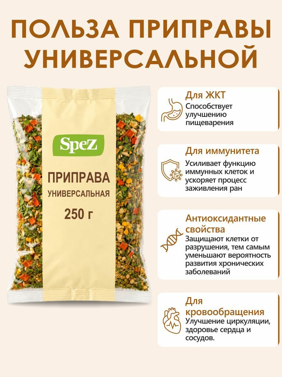 Приправа Универсальная без соли и сахара 250 гр — фото 1