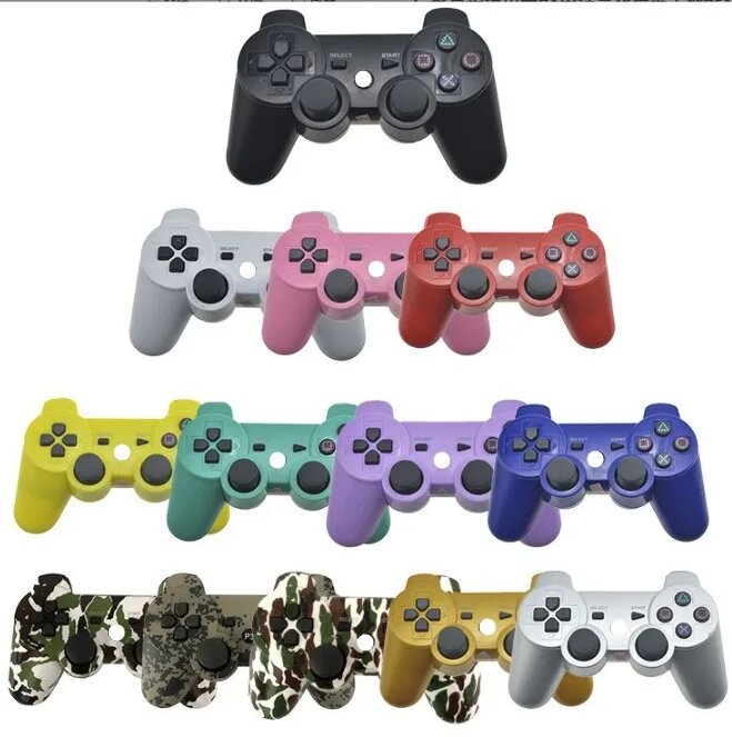 Беспроводной геймпад для PS3, зеленый