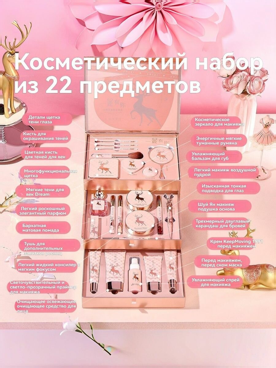Косметический адвент-календарь набор из 22 предметов
