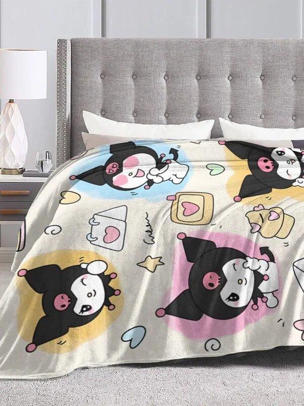 SANRIO Плед Куроми, Фланель, 102 см х 76 см, Детский, 1 шт.