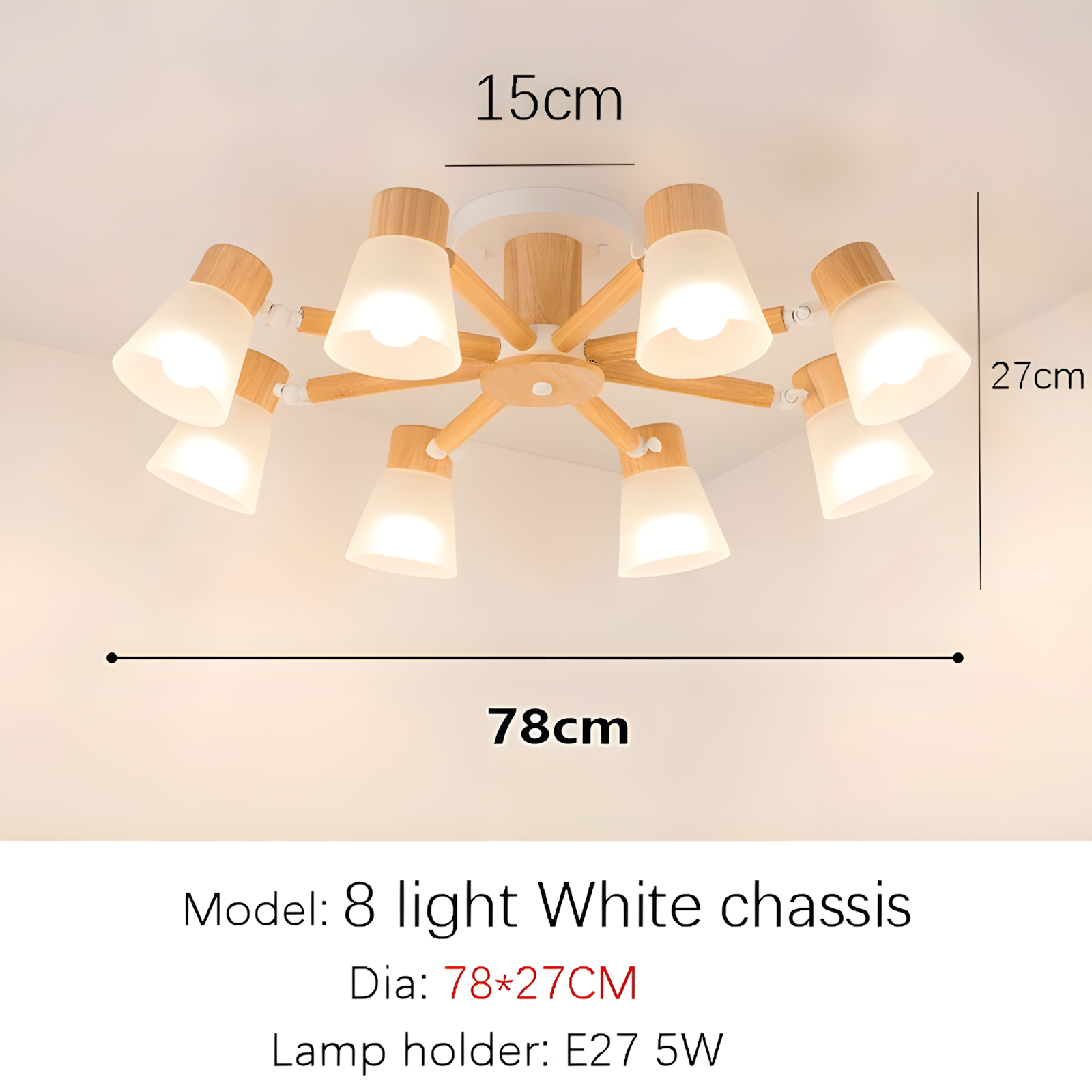 XIUAN Скандинавская люстра LED 220В