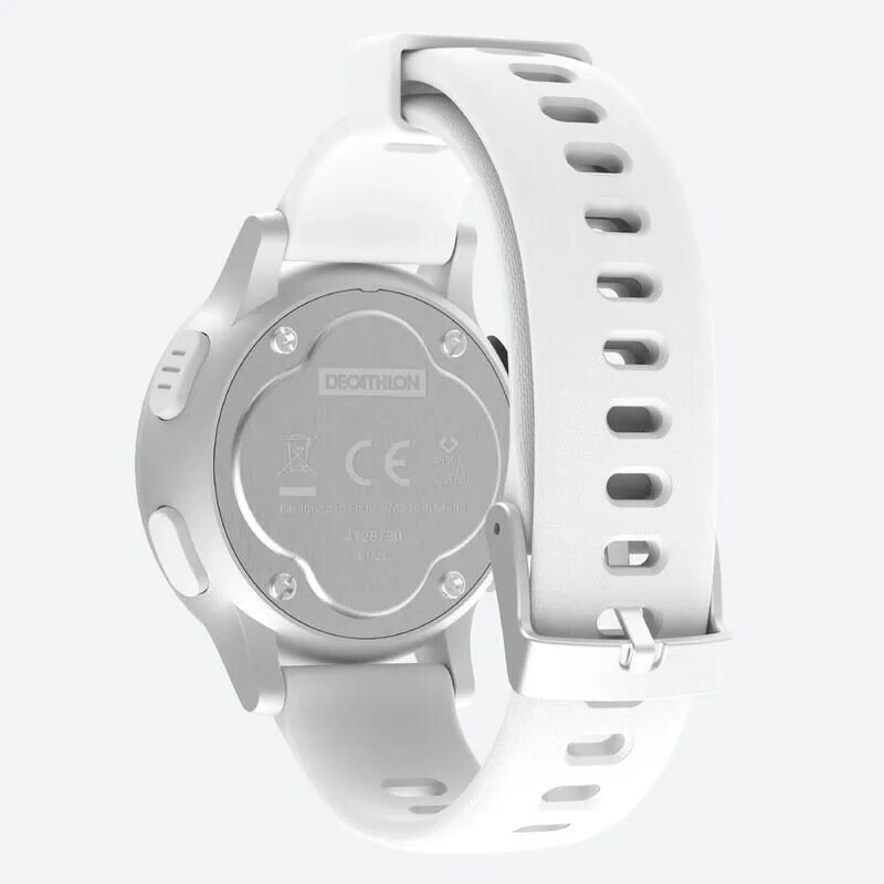 DECATHLON Смарт-часы W500, Белый, спортивные, круглые, водонепроницаемые — фото 1