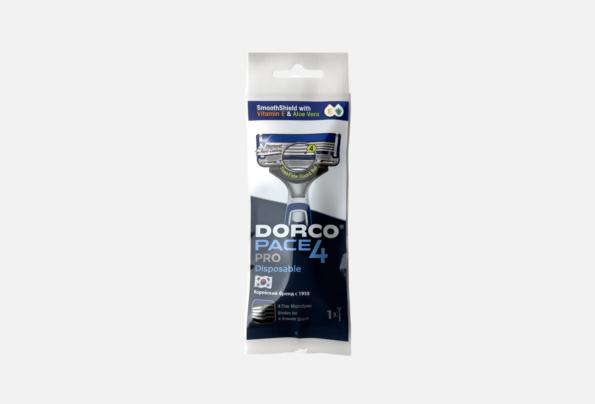 Dorco Pace 4 Pro Одноразовый станок для бритья 1шт