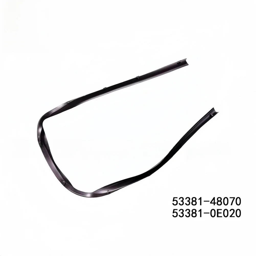 1 шт. черное резиновое уплотнение капота (OEM номера 53381-48070, 53381-0E020) для Lexus RX350, RX450H 2010-15, аксессуар