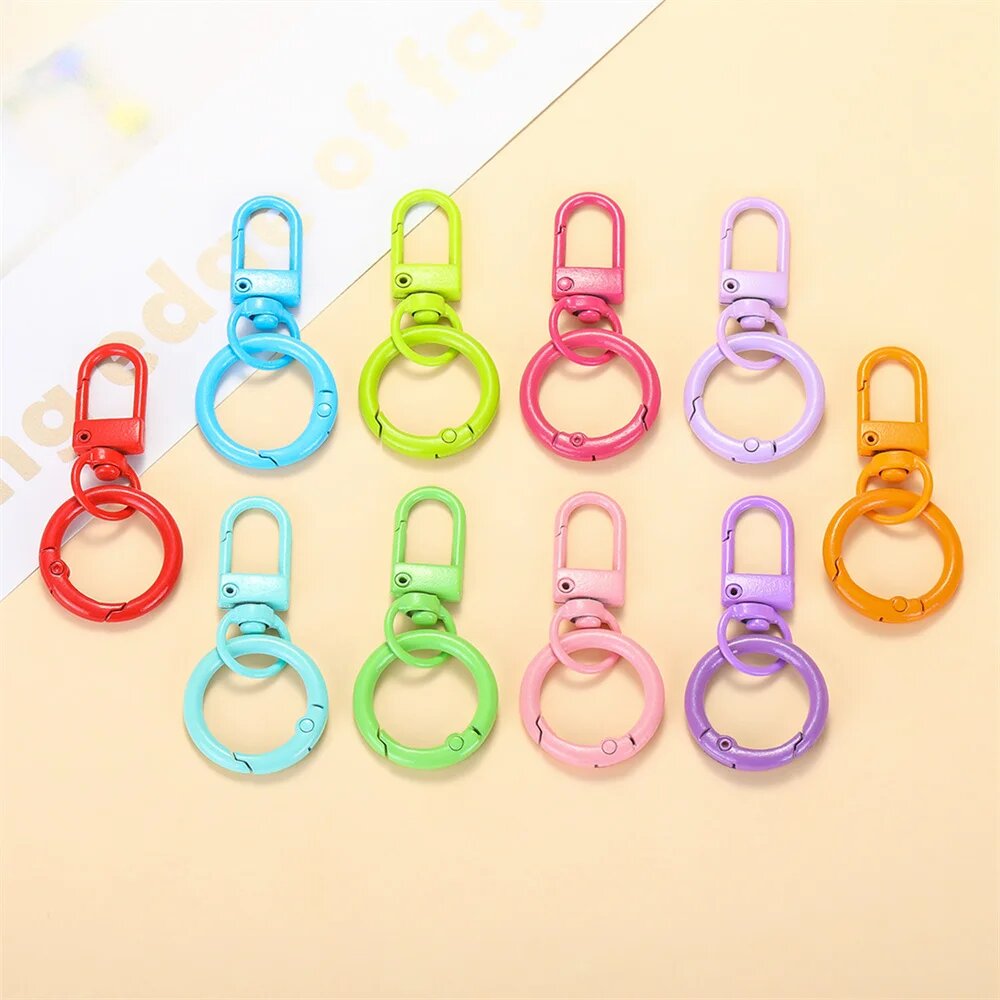 Металлические пружинные кольца для ключей 5/10/30 шт. 10pcs
