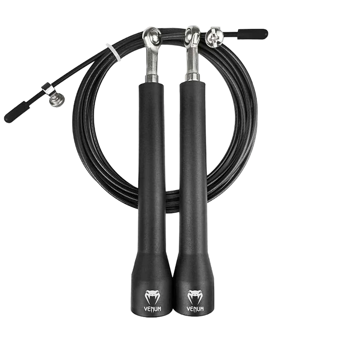 Скакалка Venum Thunder Jump Rope Black (One Size)