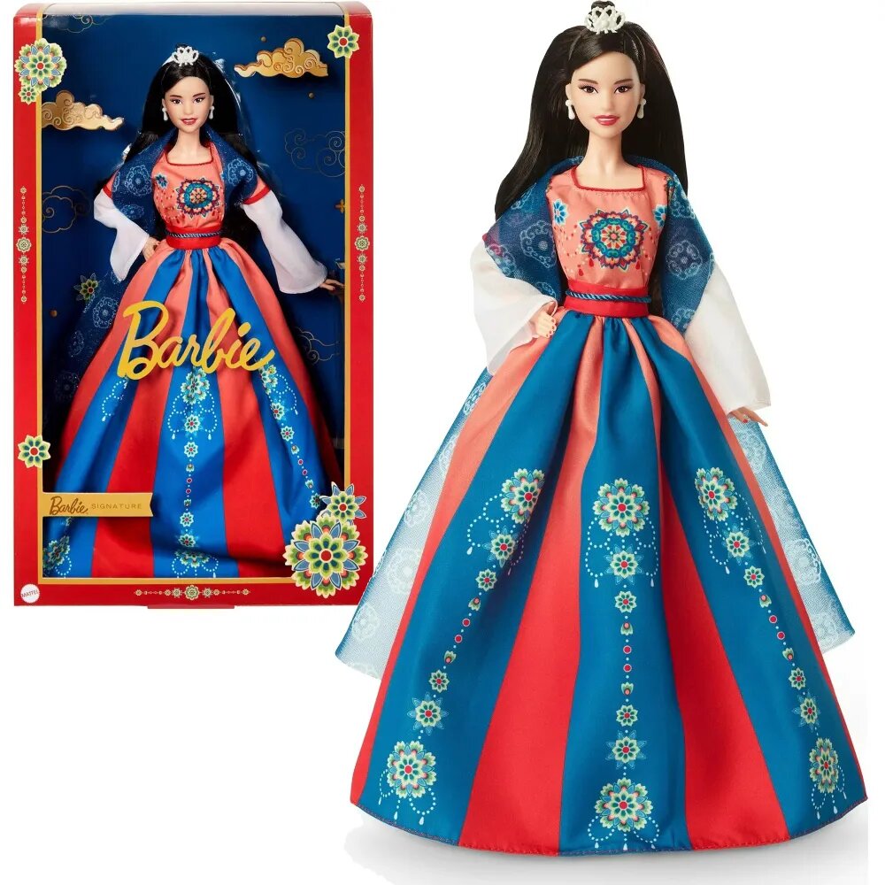 Кукла Mattel Barbie Signature Коллекционный предмет "Лунный Новый год", традиционный халат ханьфу