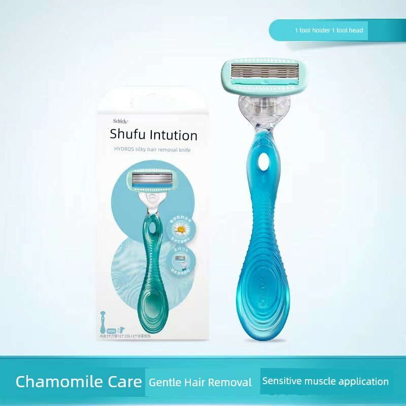 Schick Comfort Бритва для женщин Зеленый корпус с 1 ручкой и 1 лезвием для частей тела