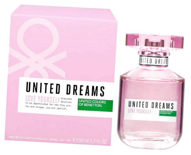 Туалетная вода Benetton United Dreams Love Yourself для женщин / Юнайтед Дримс 50 мл