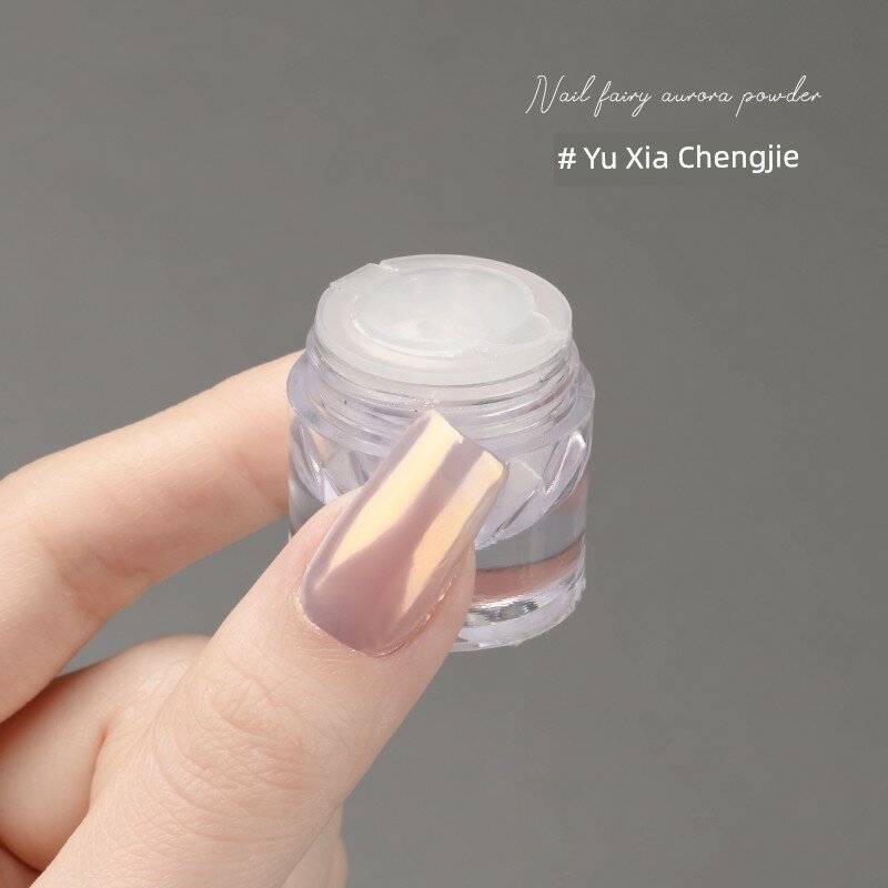 Кристаллический порошок Evening Glow, 0.4 г, профессиональный лак для ногтей, стойкое покрытие