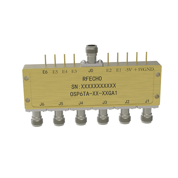 3-6 GHz Absorptive SP6T PIN Switch