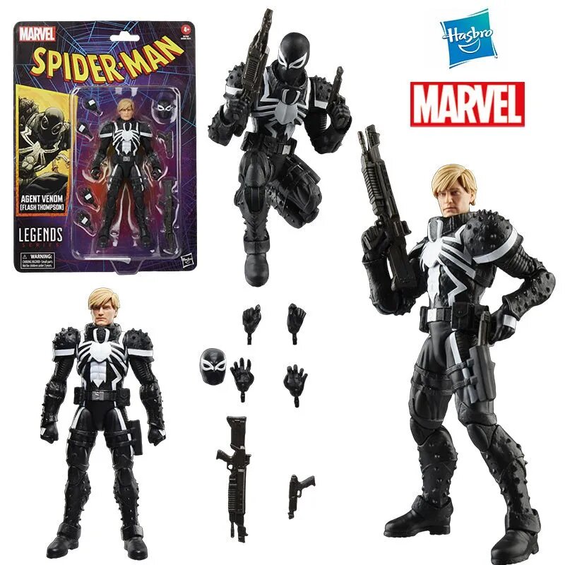 Фигурка Agent Venom Marvel Legends Flash Thompson Hasbro 15 см - Коллекционная модель