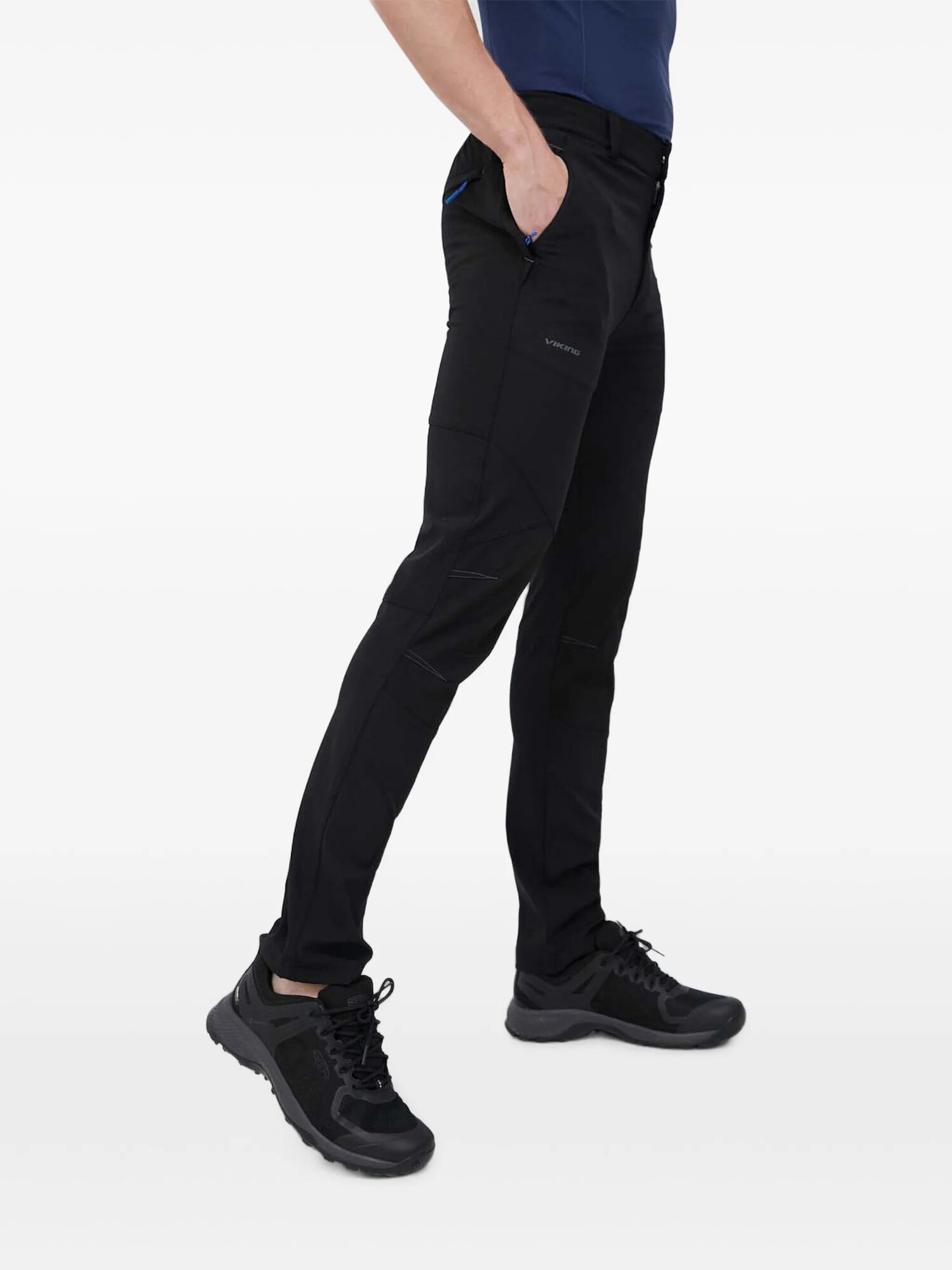 Брюки Panelled zip-pocket trousers