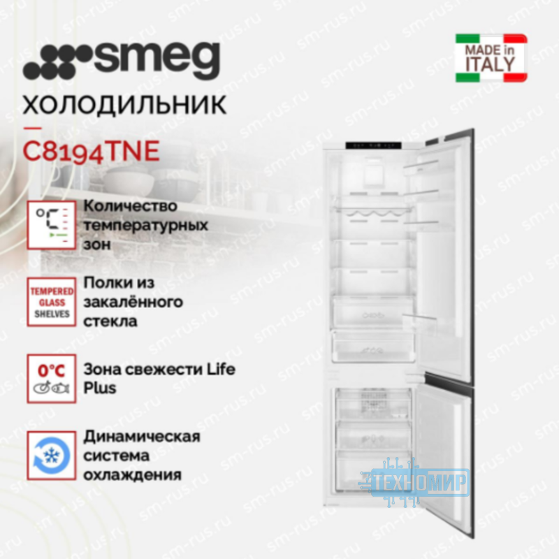 Холодильник Smeg C8194TNE — фото 1