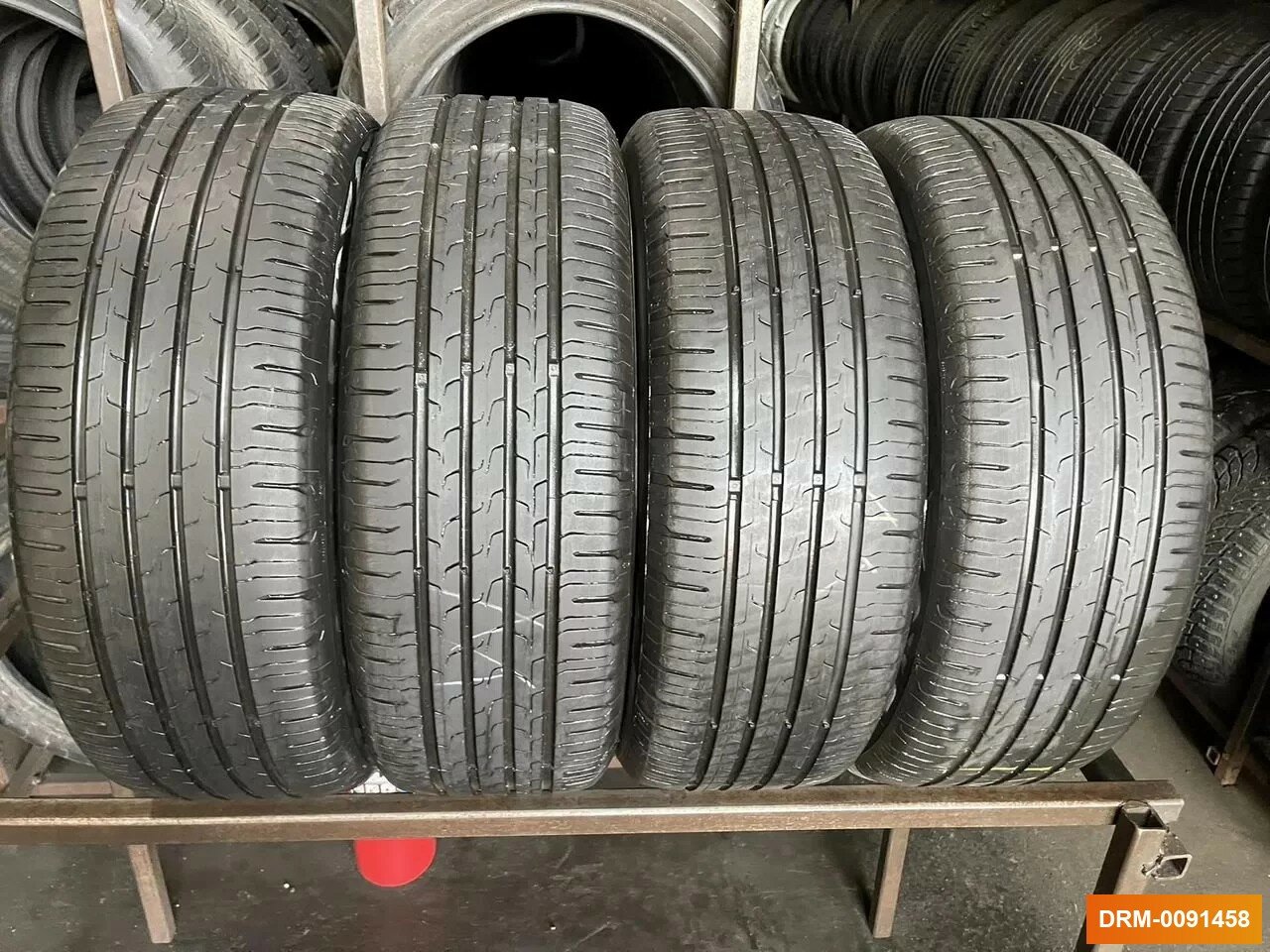 Комплект (4 шт) летних БУ шин Continental ContiEcoContact 6 195/55 R16 30% износ 8188851911