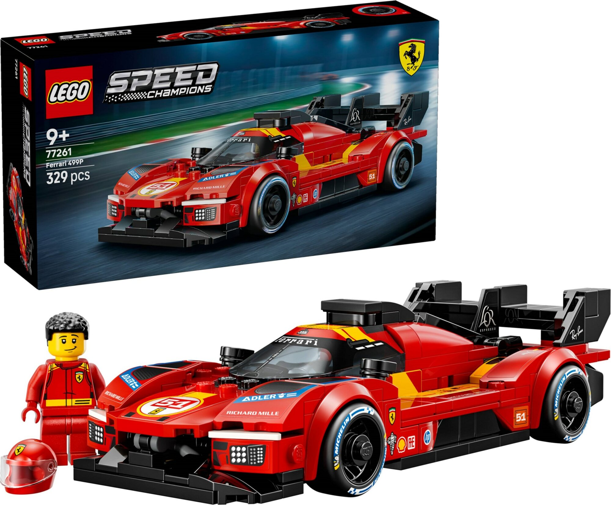 Конструктор LEGO Speed Champions 77261 Ferrari 499P, 329 дет.