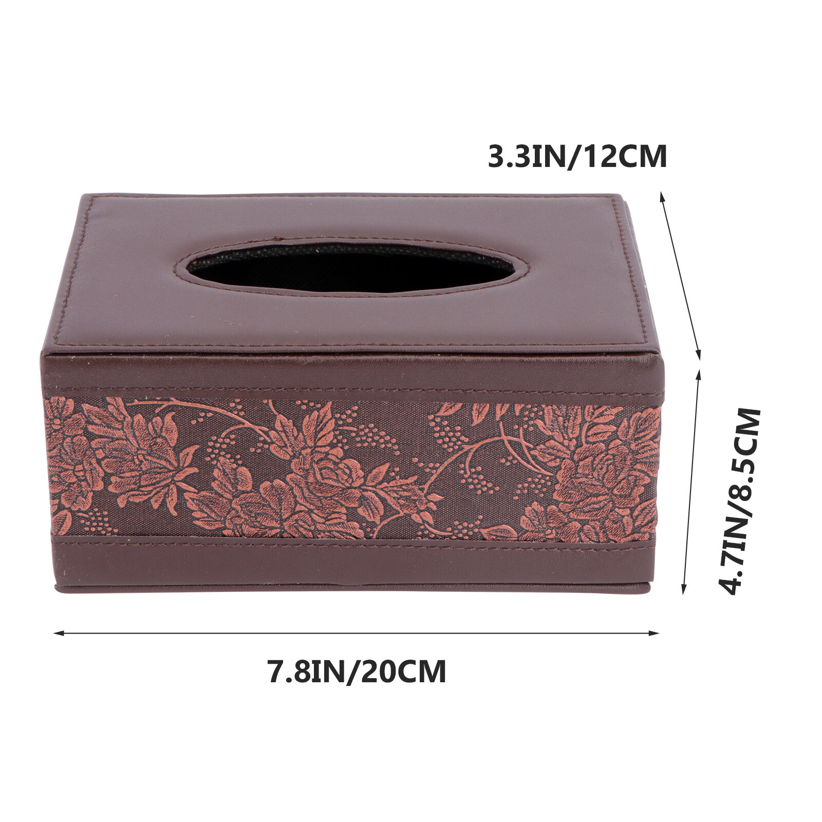 Красивая Коробка Для Салфеток Из PU Кожи Стильный Дизайн 20X12CM
